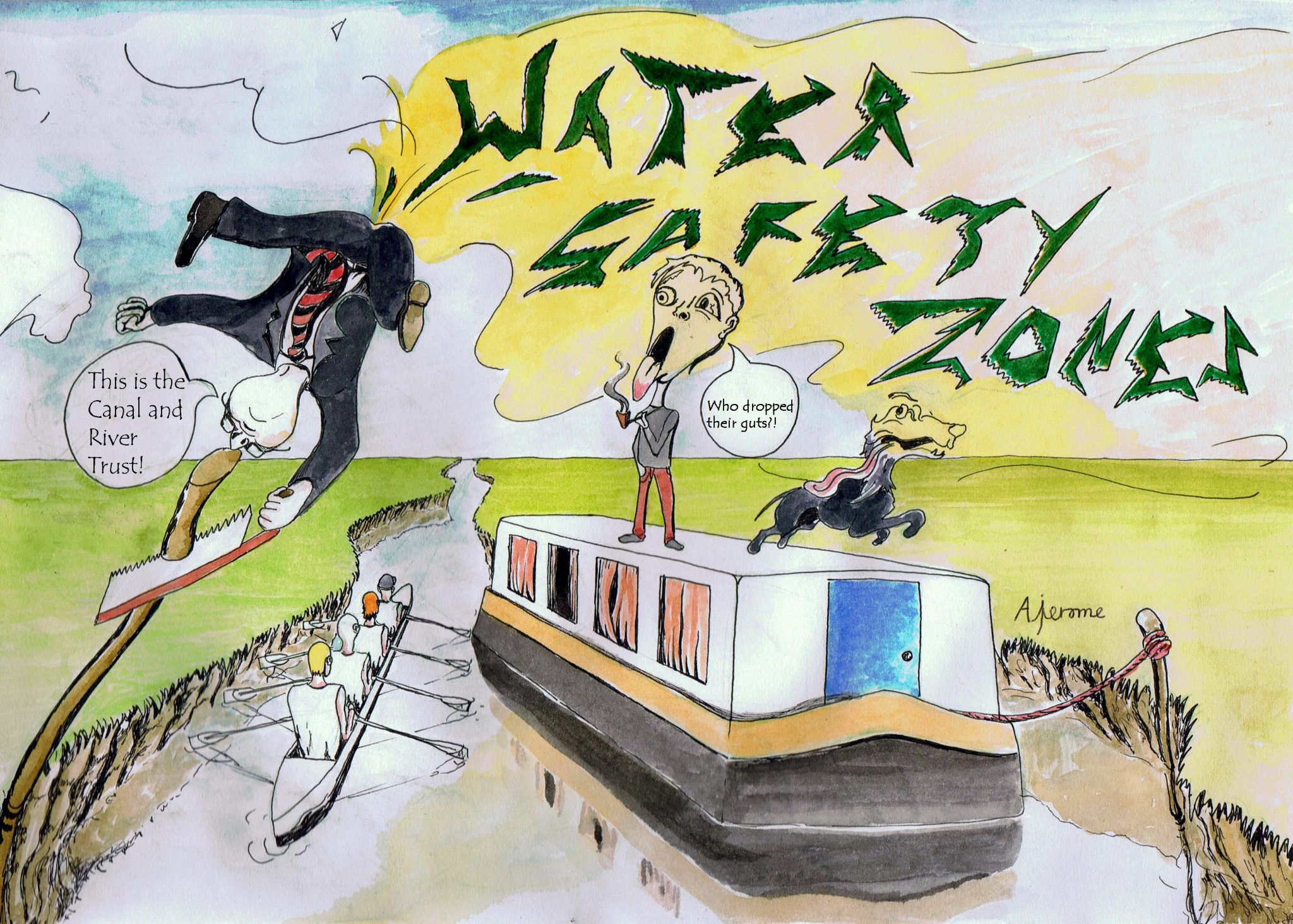 Water Safety Zones | Comic - Organise Magazine